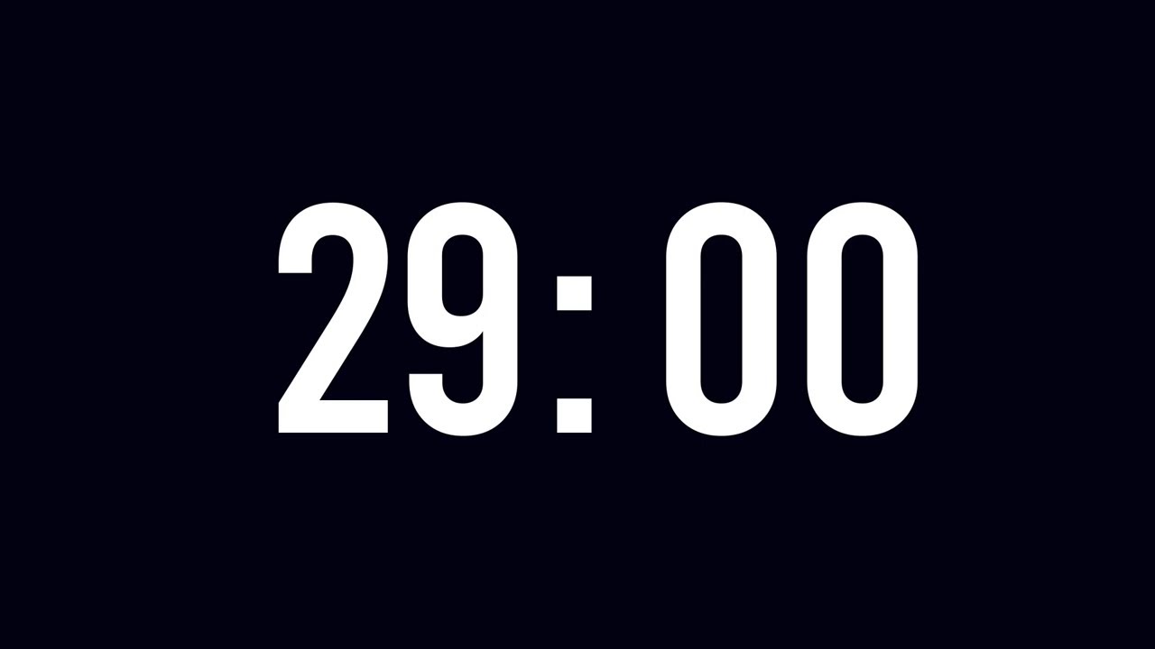 29 Minute Timer Youtube