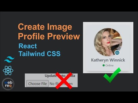 Preview Image Sebelum Upload Menggunakan Reactjs Dan Tailwind Css Youtube