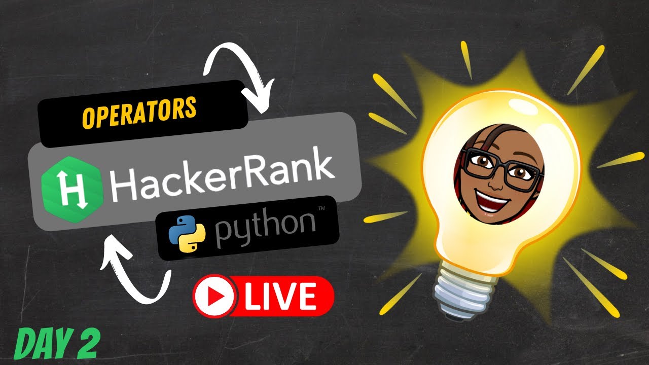 Hackerrank Day 2 Operators Solution In Python Live Coding W