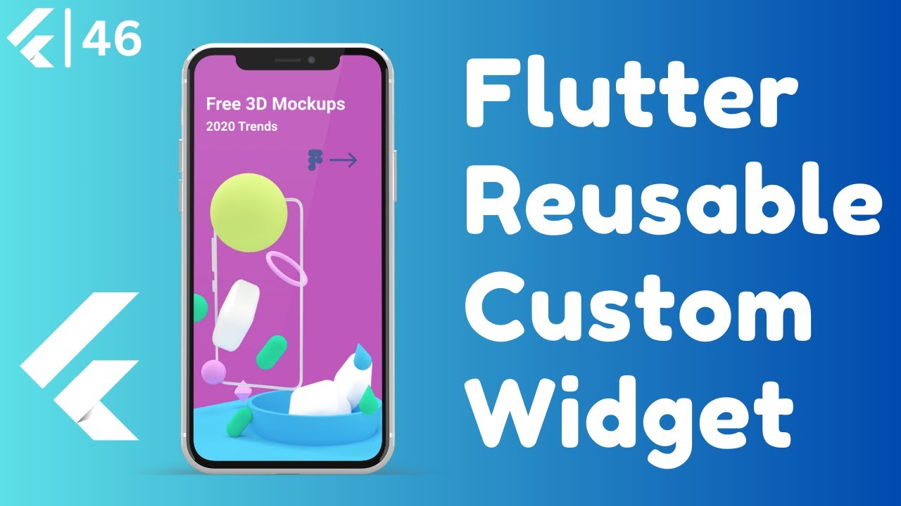 Flutter Reusable Custom Widgets Youtube