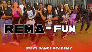Rema Fun Official Dance Choreography Steps Dance Academy K West Coffee ...