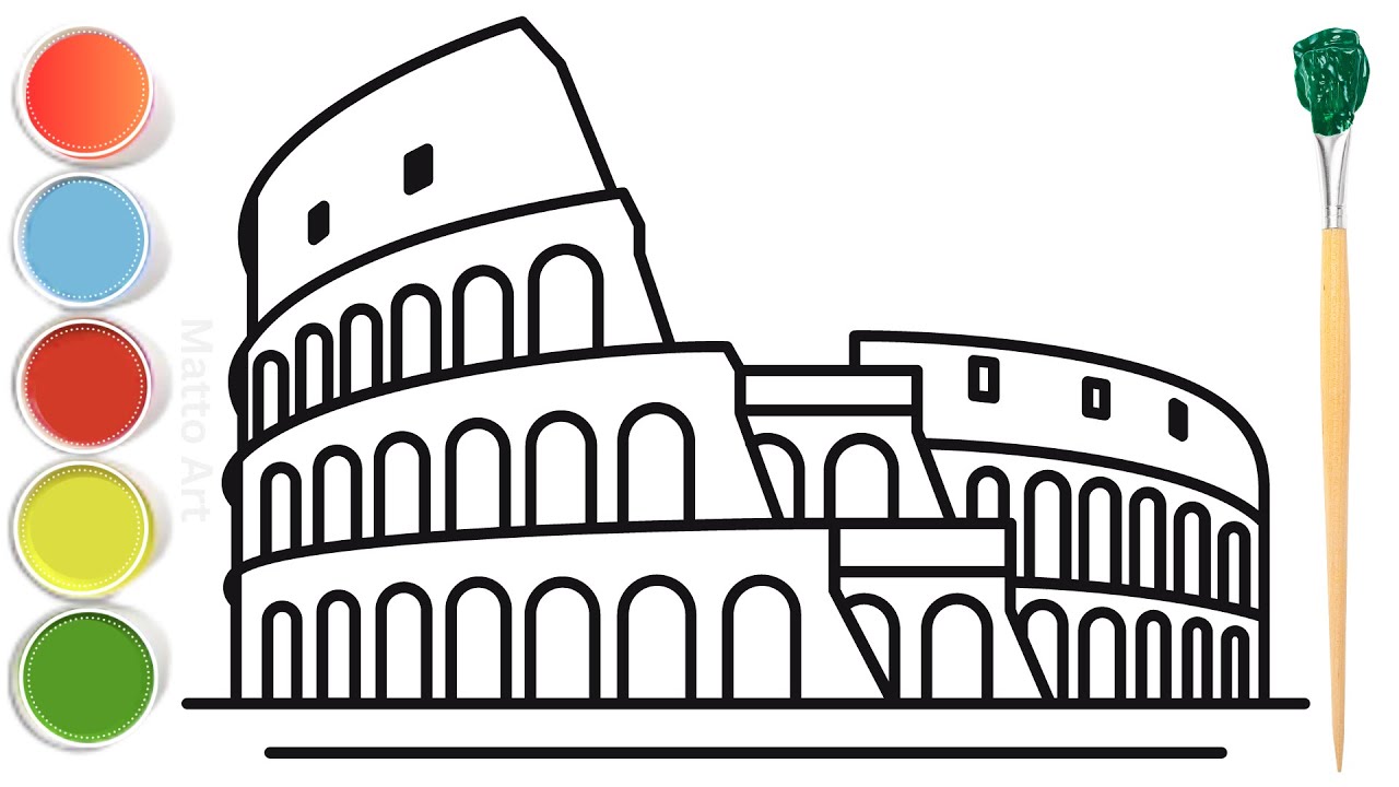How To Draw Roman Buildings