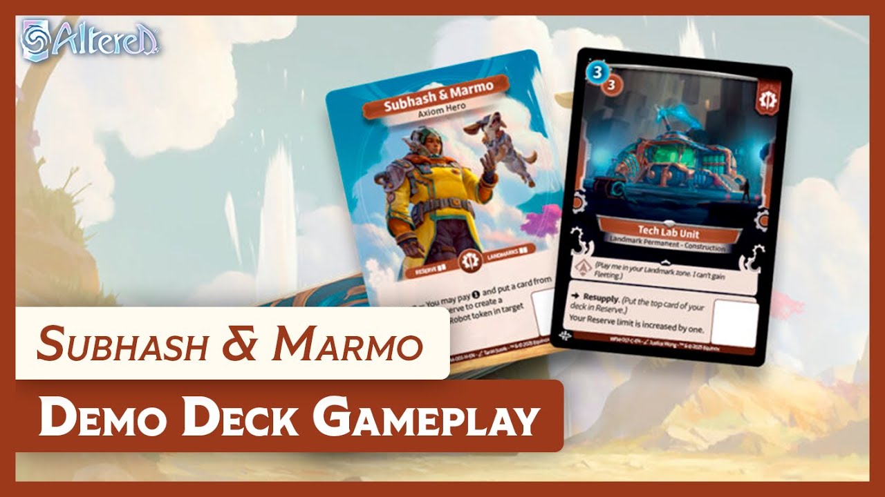 рџ пёџ Gameplay Demo Deck Set 3 Subhash Marmo вђ Altered Tcg Youtube