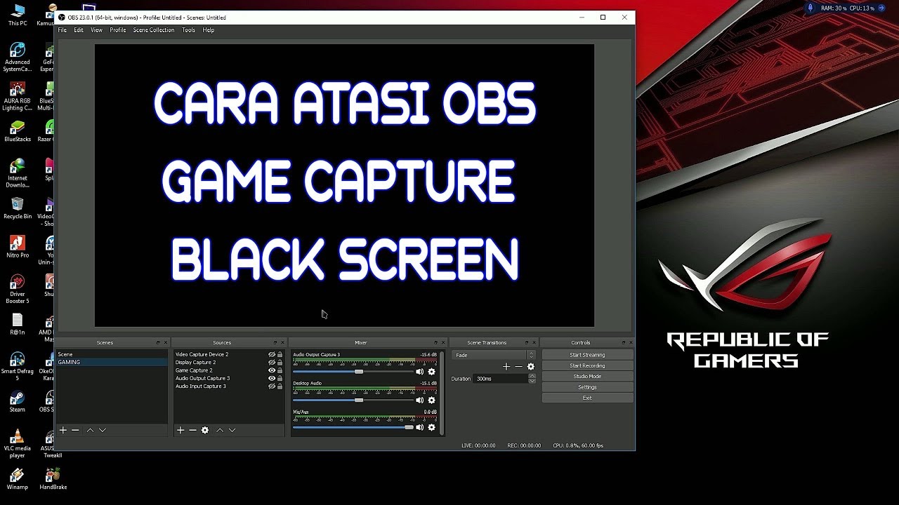 Obs Capturing Black Screen Canadaniom