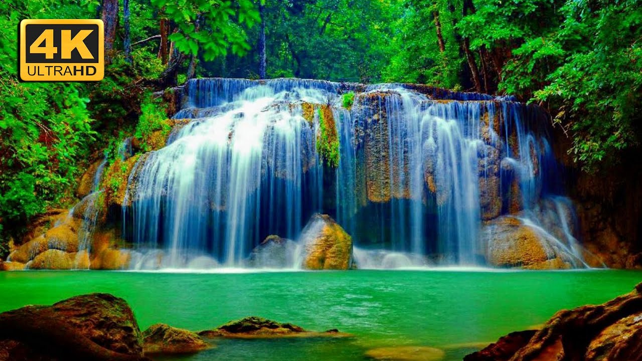 Relaxing Music With Nature Sounds Waterfall Hd Sounds Relaxing Music