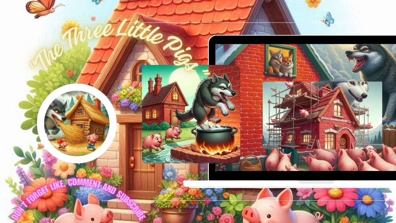 Threelittlepigs Fairytales Kidsstories Bedtimestories Classictales