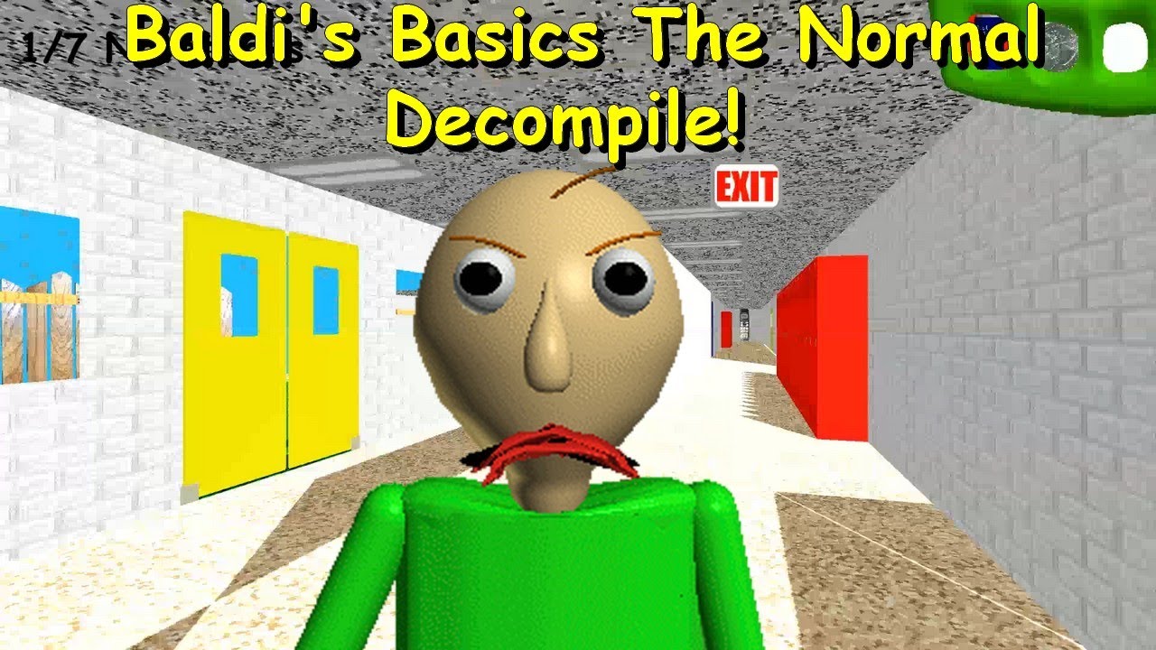 Baldi S Basics The Normal Decompile Baldi S Basics 1 3 2 Decompiled