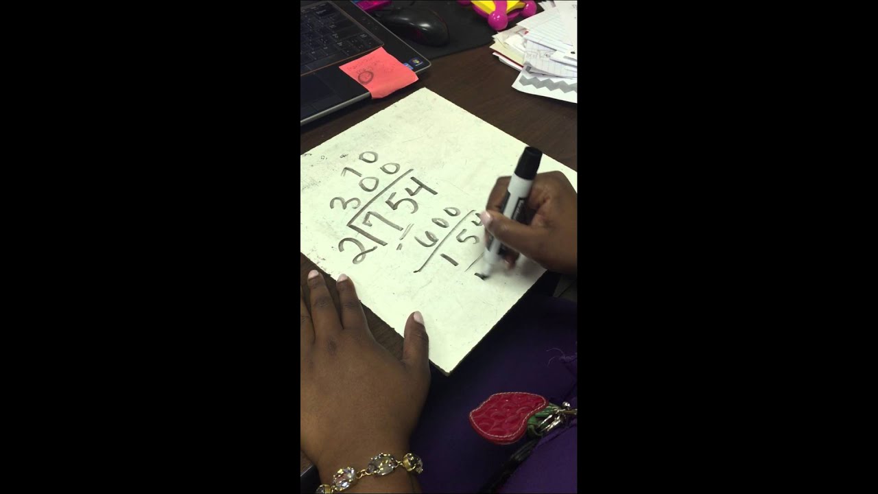 Division Using The Stacking Method Youtube