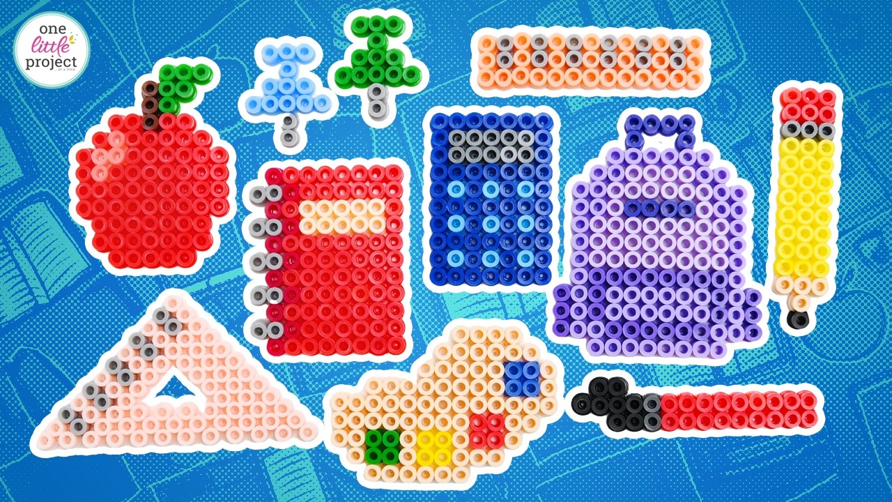Back To School Perler Beads Free School Perler Bead Patterns Youtube