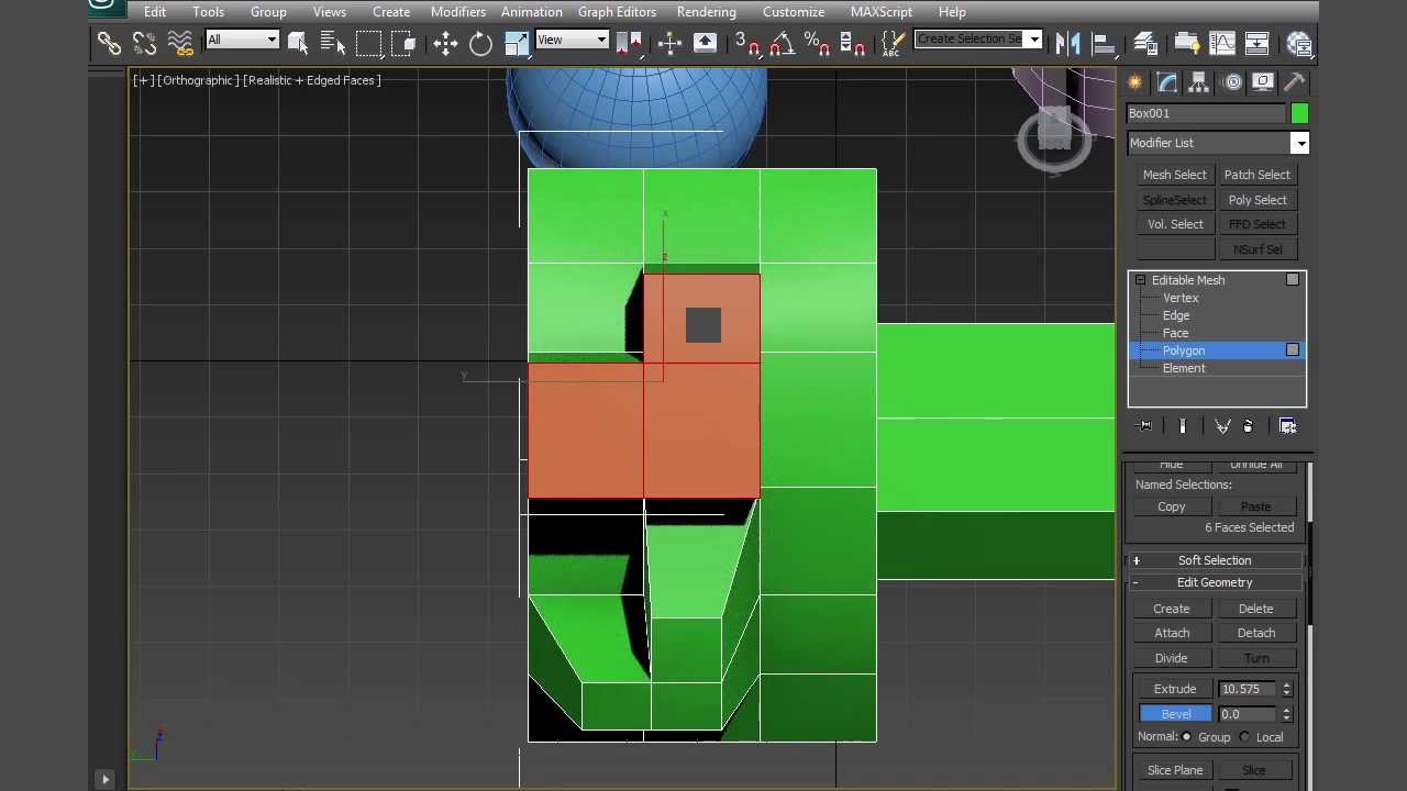 Introduction To 3d Modeling 3ds Max Editable Mesh 1 Youtube
