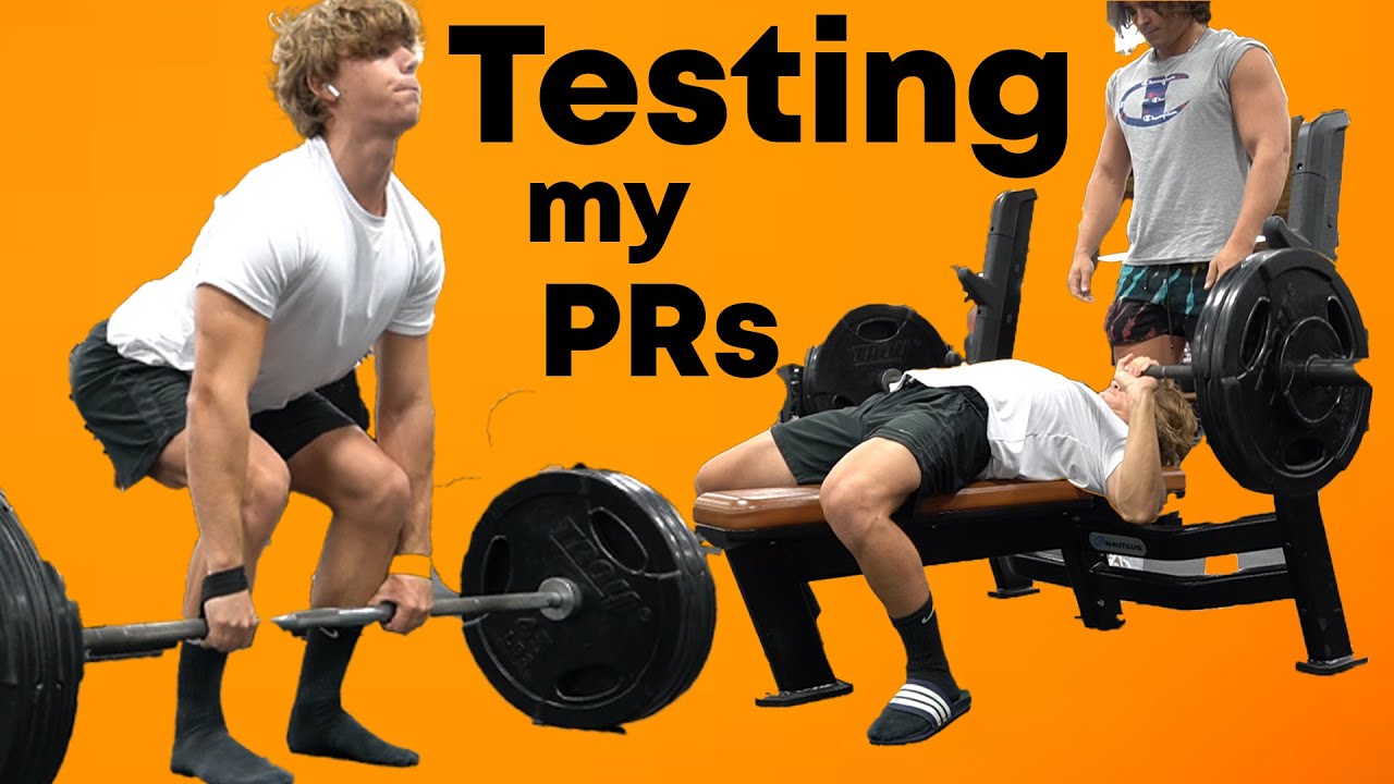 Testing My One Rep Maxes Age 17 Bw 140 Youtube