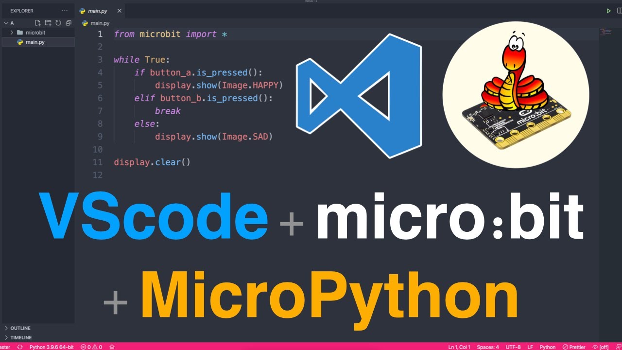 Getting Started With Micropython Micro Bit Using Vscode Youtube