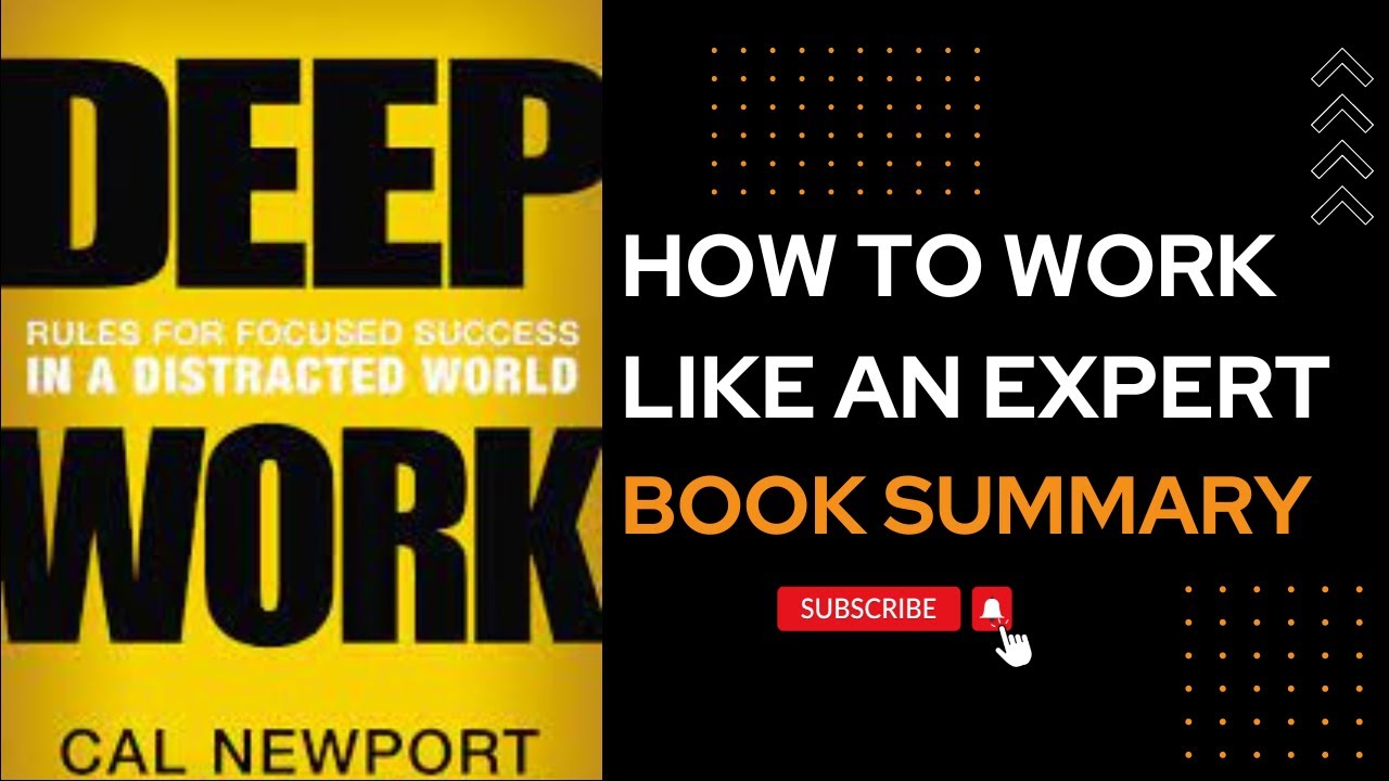 Deep Work By Cal Newport Book Summary In English Deep Work Book