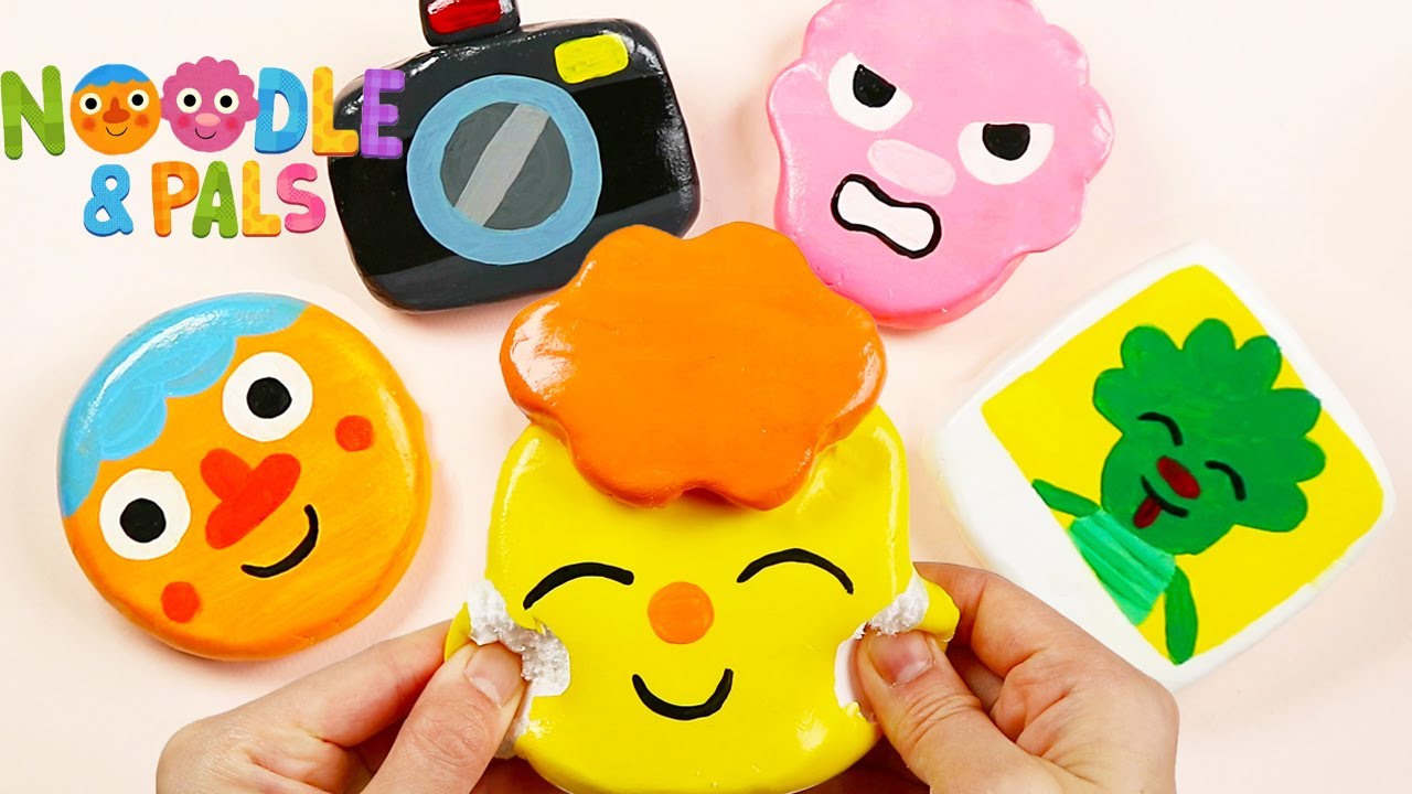Say Cheese Super Simple Songs Noodle Pals Clay Cracking Asmr 54