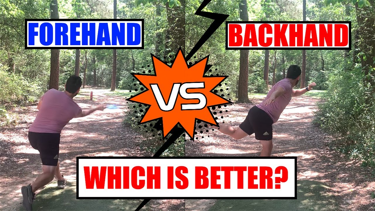 Backhand Vs Forehand Challenge Disc Golf Practice Youtube