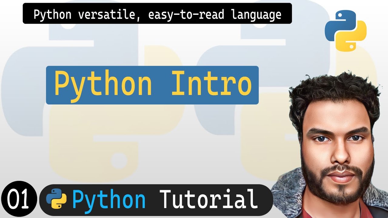 01 Intro To Python Python Tutorial Youtube