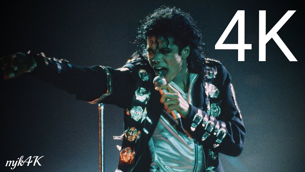 Michael Jackson Bad Tour 4k Remastered Youtube