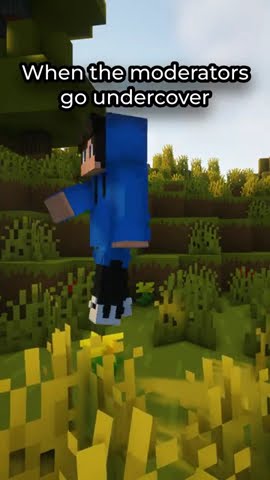 When The Mods Go Undercover Shorts Minecraft Minecraftsmp Smp