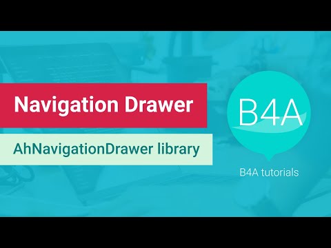 B4a Tutorial Ah Navigation Drawer Menu Youtube