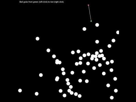 Bouncing Balls Example In Processing With Source Code Youtube