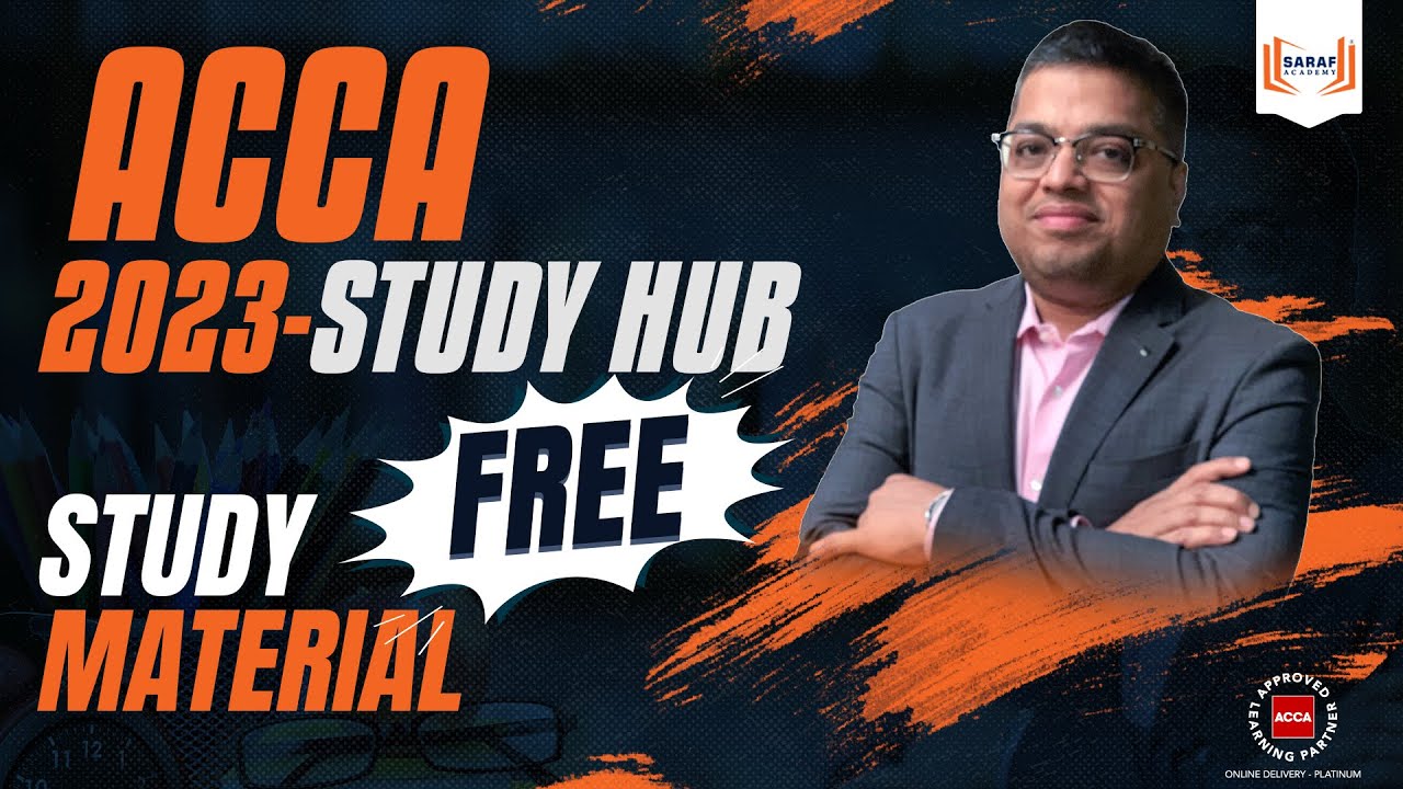 Acca 2023 Study Hub Free Study Material Youtube