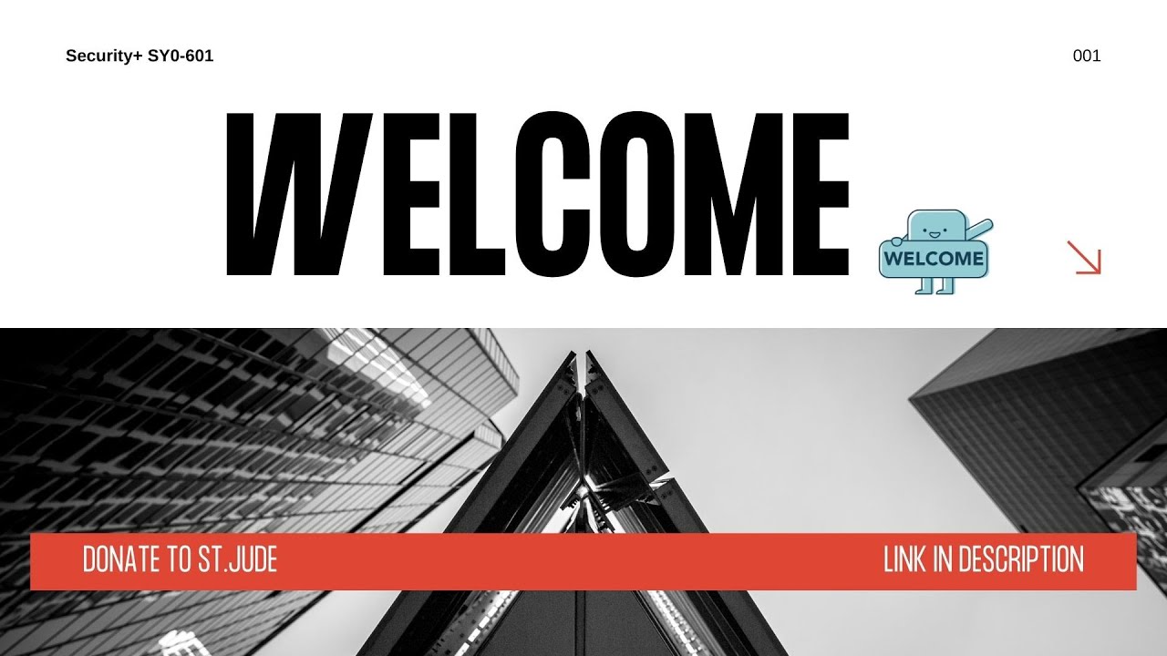 Welcome To Sy0 601 Comptia Security Free Course Youtube