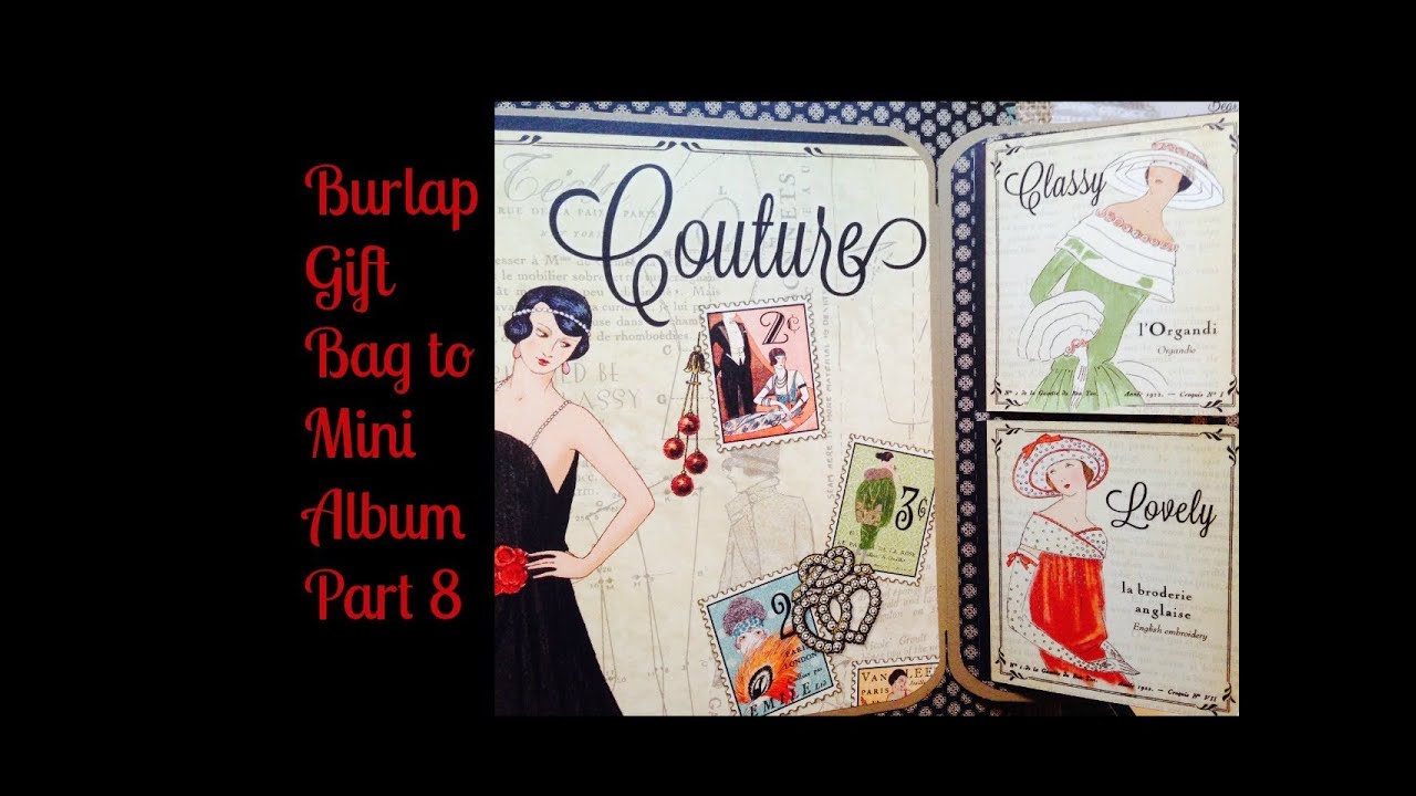 Purse Mini Album Tutorial Part 1 Semashow