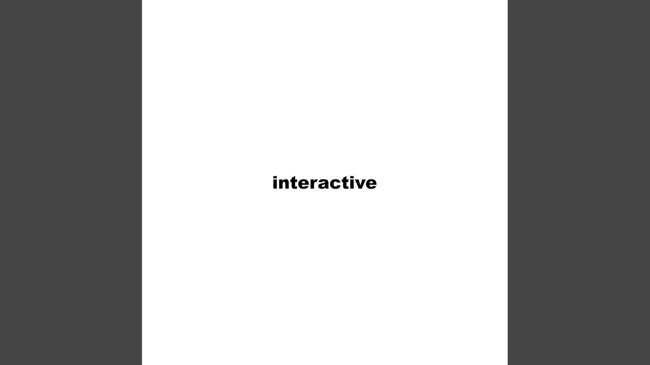 Interactive Youtube