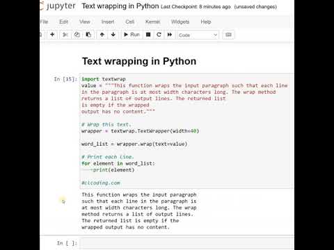 Day 14 Text Wrapping In Python Youtube