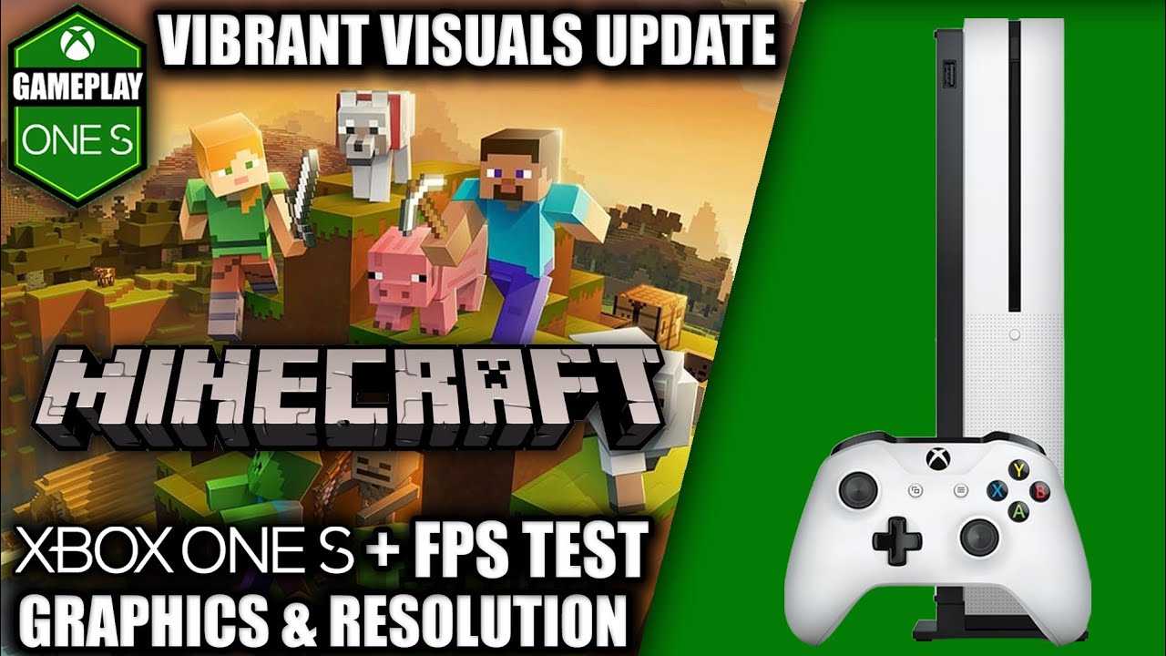 Minecraft Vibrant Visuals Update Xbox One Gameplay Fps Test Youtube