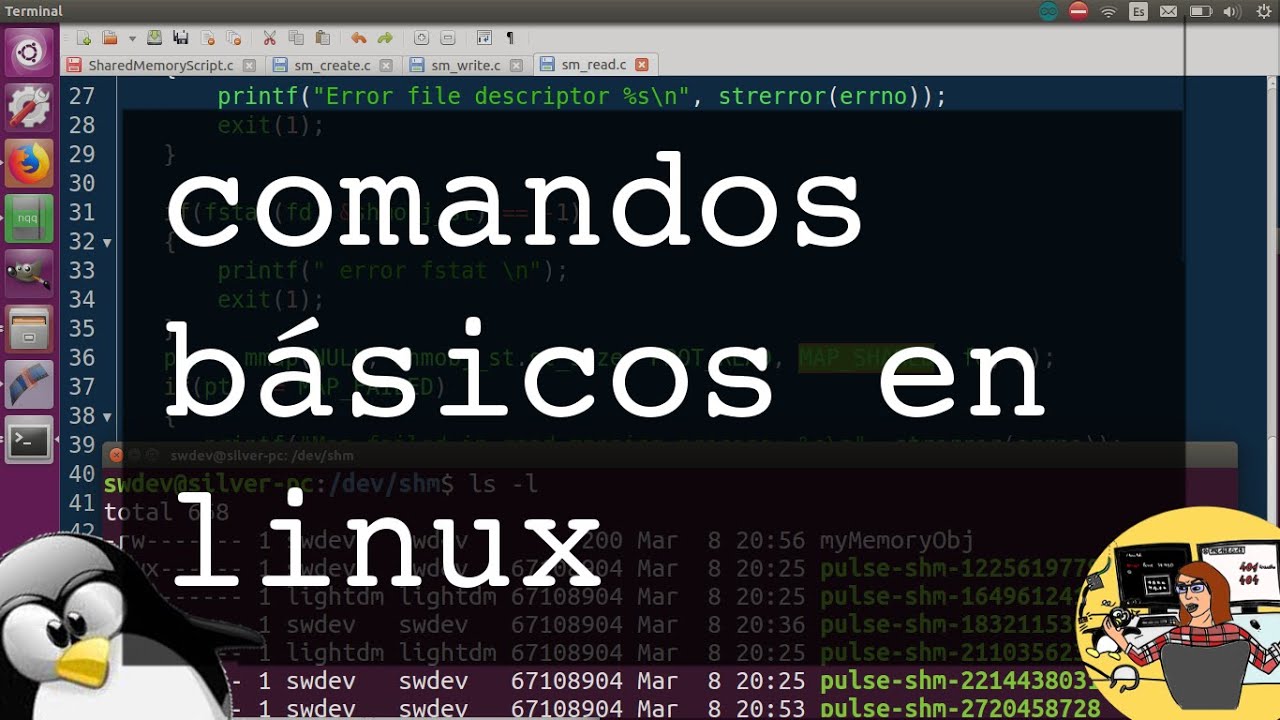 Comandos Básicos En Linux El Terminal Y El Command Prompt Youtube