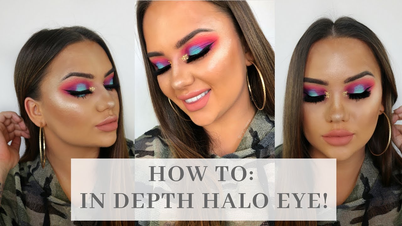 How To In Depth Bright Halo Eye Tutorial Smjp Makeup Youtube