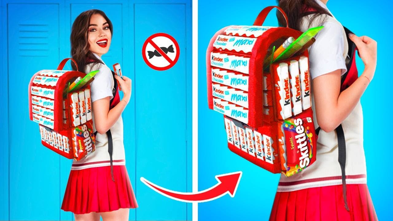 How To Sneak Candy Into Class Ways Sneaking Food Edible Diy School