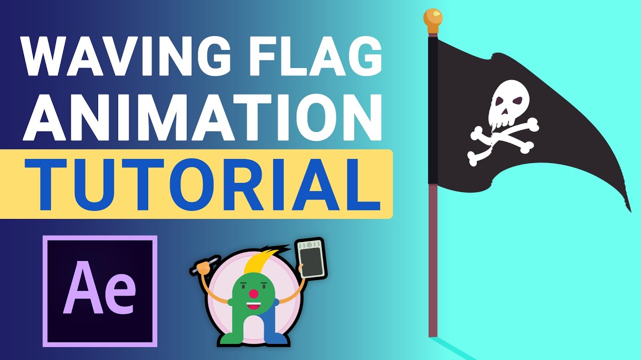 How To Animate A Waving Flag After Effects Tutorial Youtube