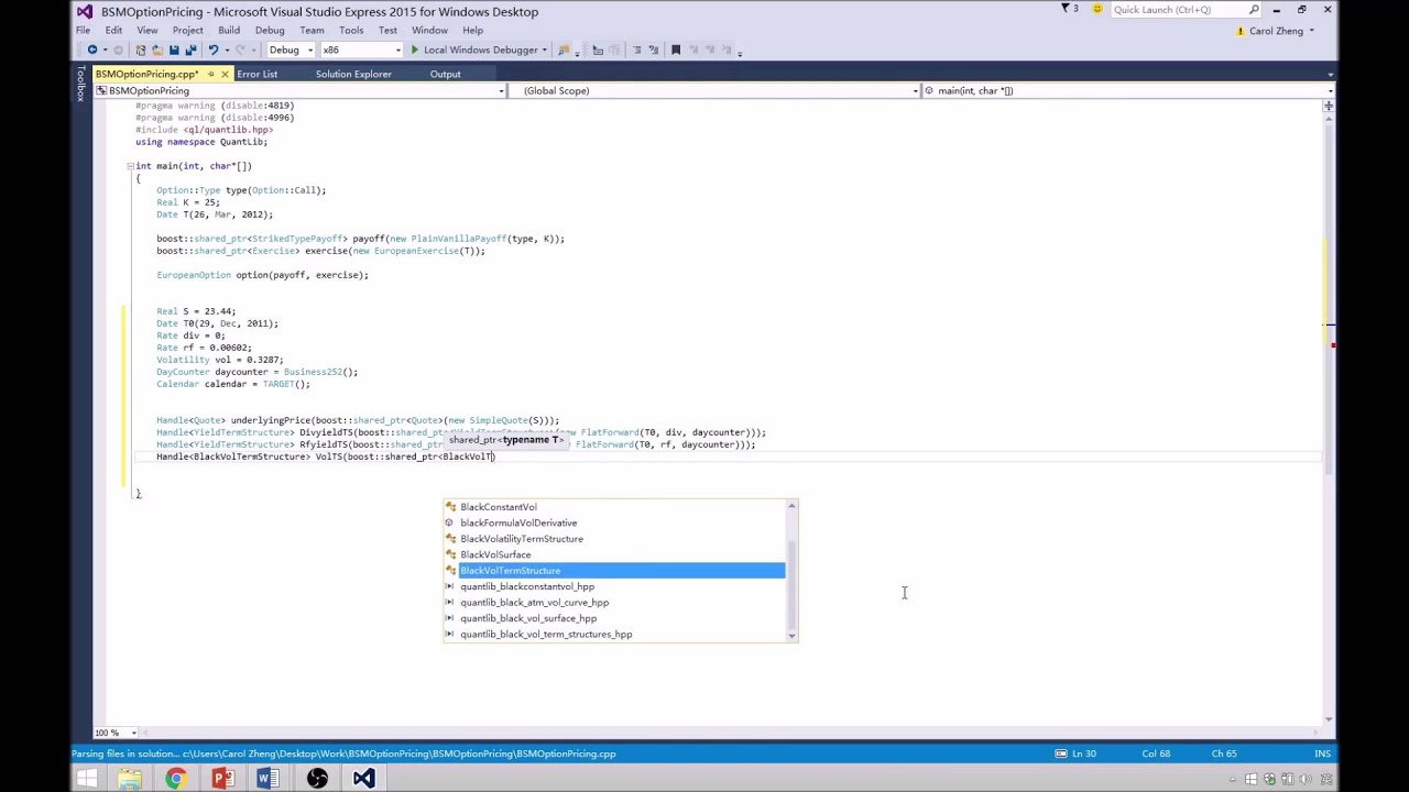 Introduction To Quantlib Part 3 Analytic Pricing Youtube