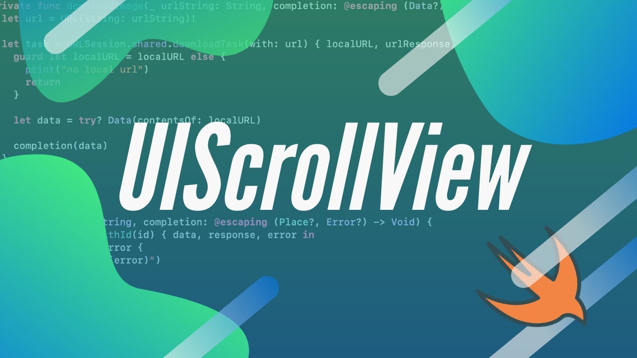 Uiscrollviews In Ios With Swift Youtube