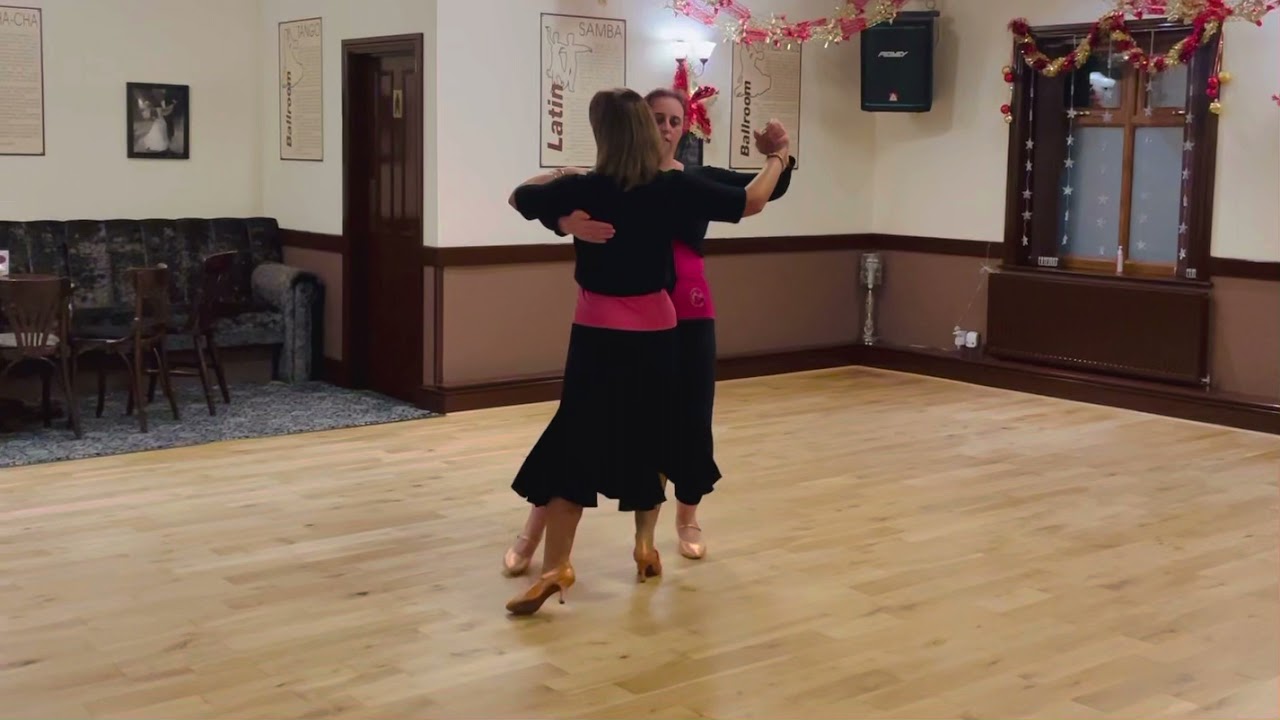 Basic Slow Foxtrot Beginners Class Youtube