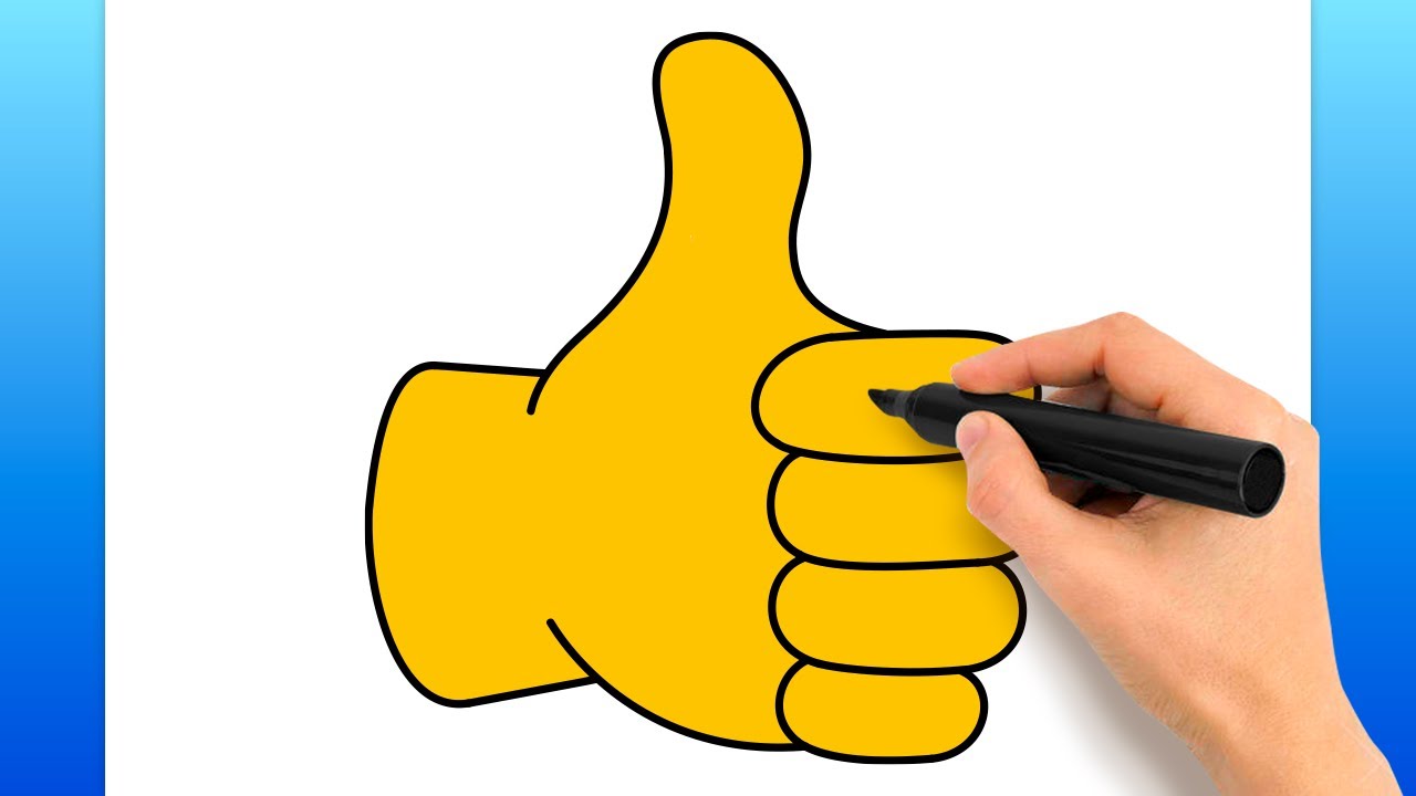 How To Draw A Hand Thumbs Up