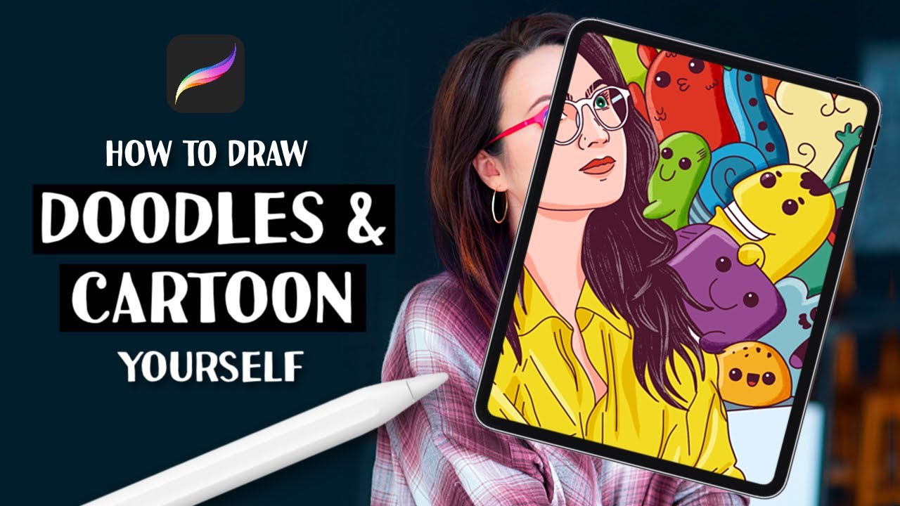 How To Cartoon Yourself Draw Doodles Create A Cute Doodle Design