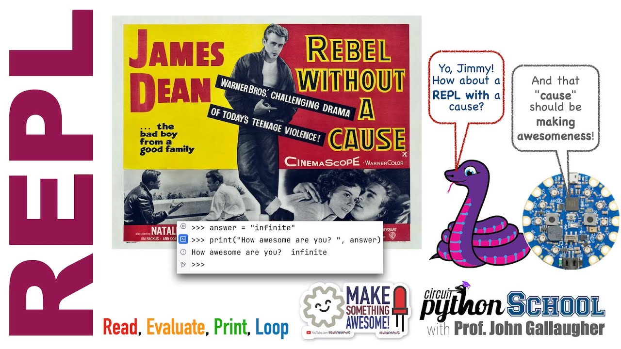 An Intro To The Repl Circuitpython School Youtube