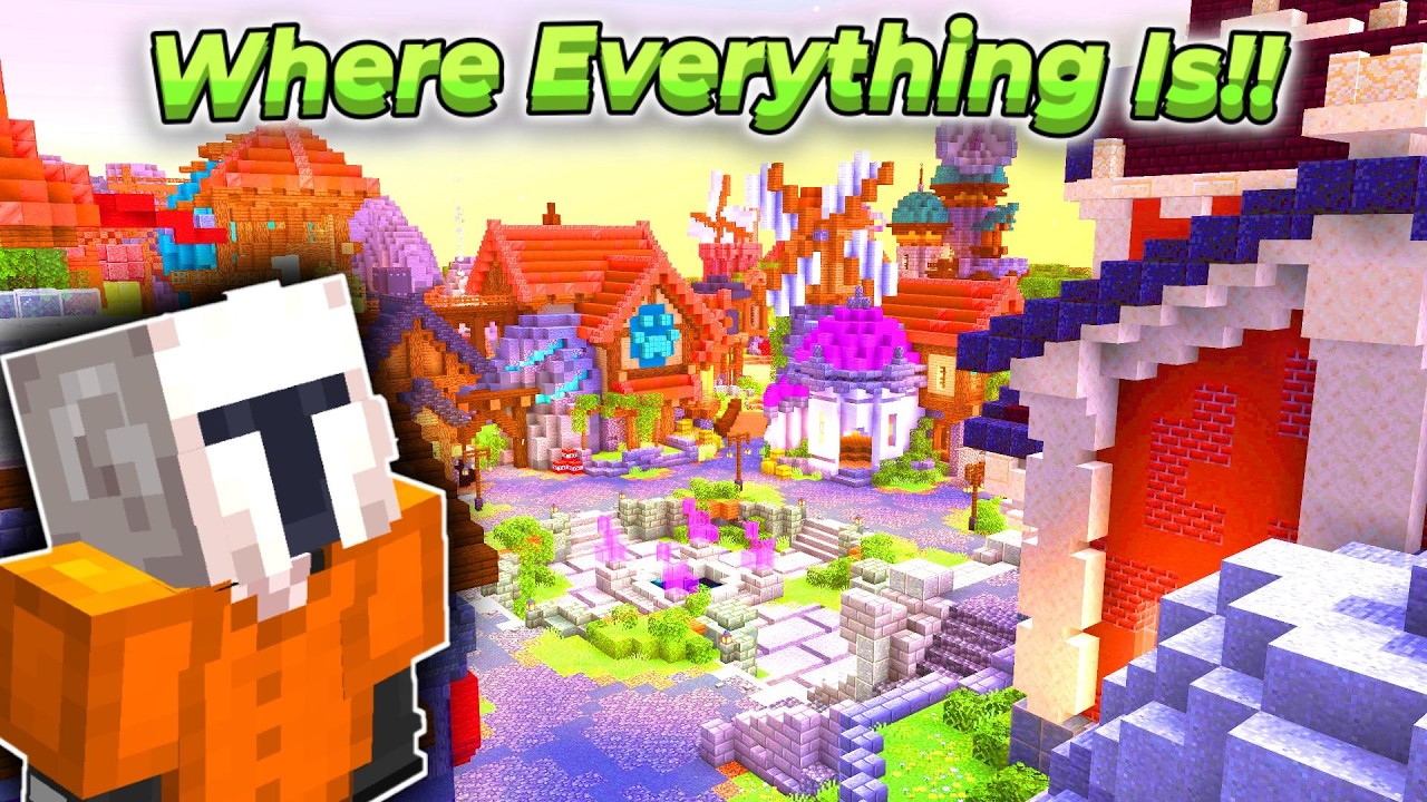 How To Navigate The New Hub Hypixel Skyblock Update Tutorial Youtube