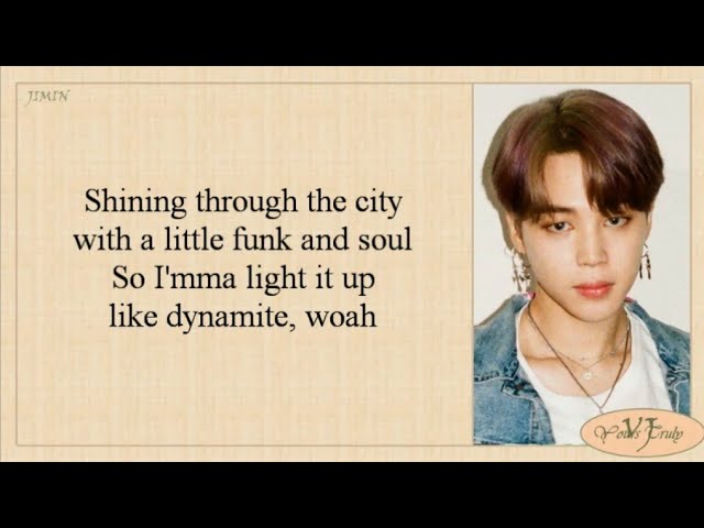 Bts 방탄소년단 Dynamite Lyrics Chords Chordify