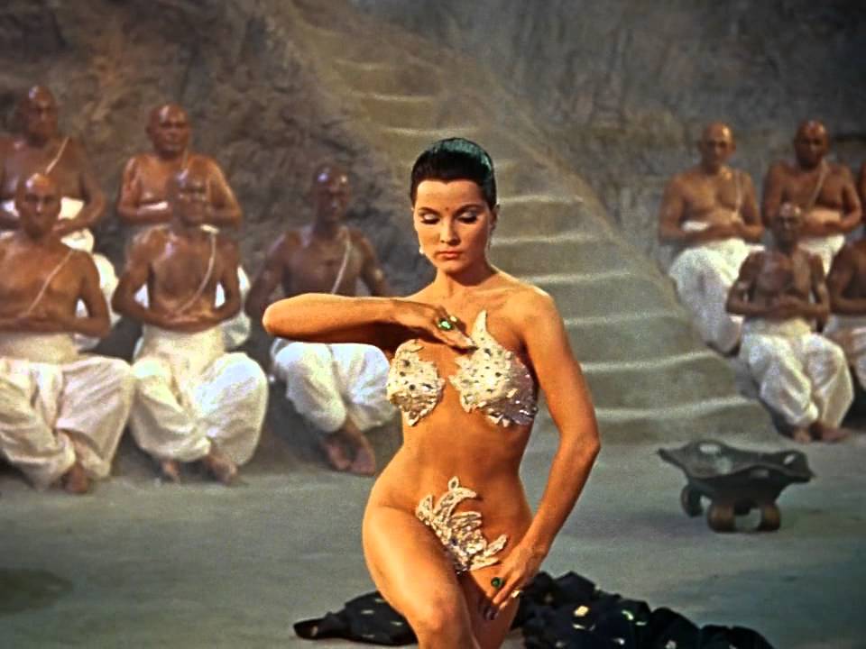 Debra Paget S Snake Dance In Fritz Lang S The Indian Tomb 1959