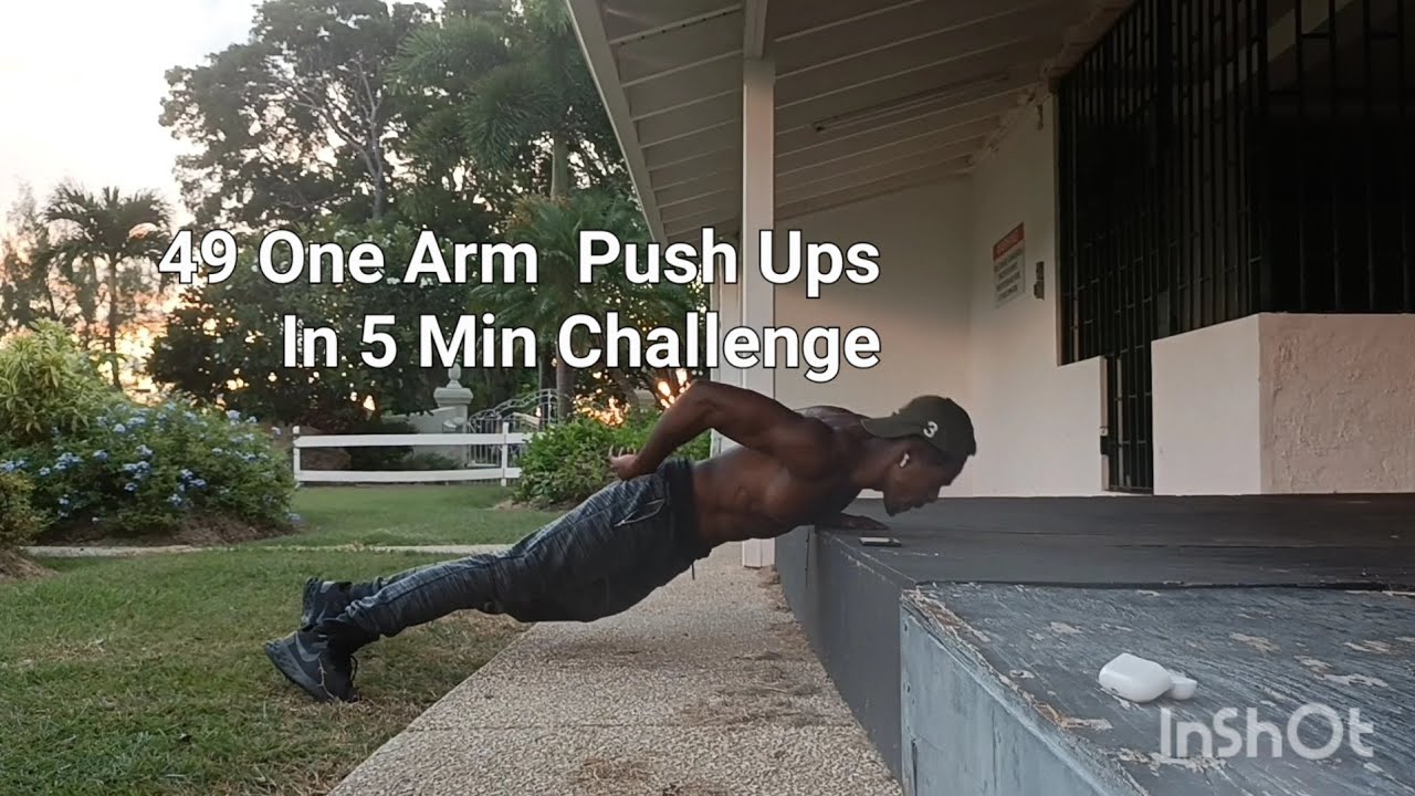 49 One Arm Push Ups 5 Min Challenge Youtube