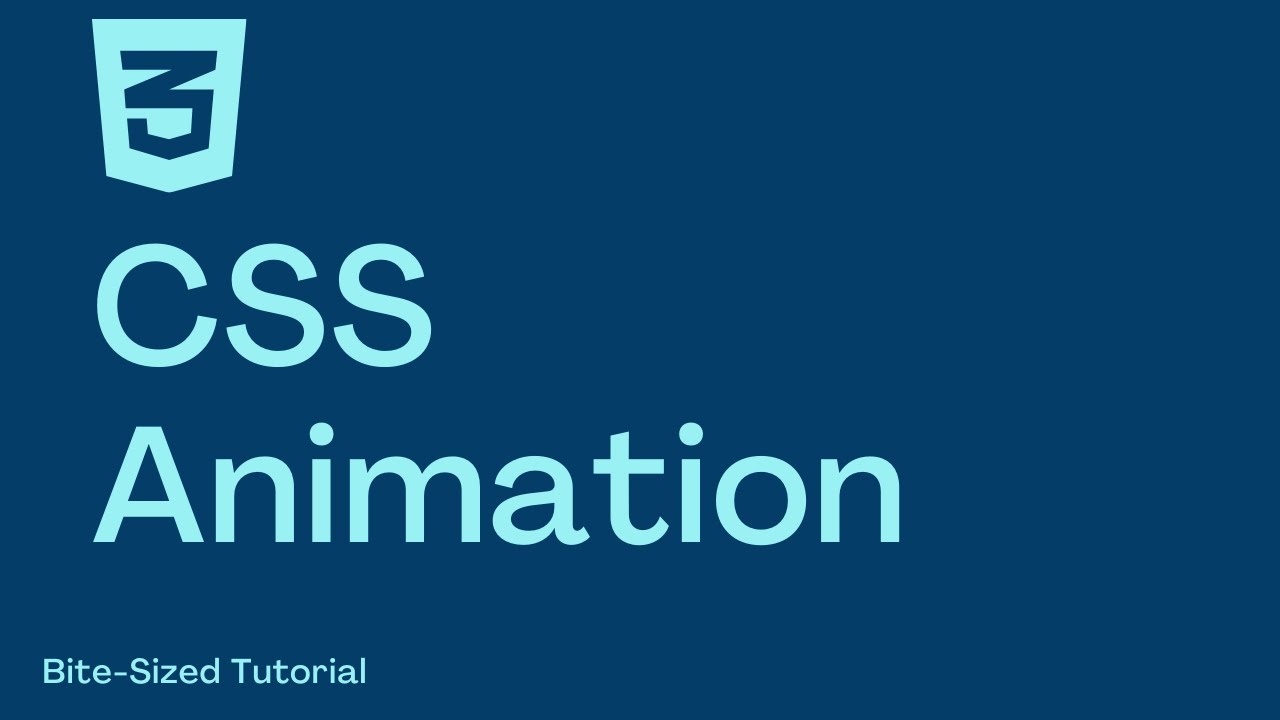 Css Animation Tutorial Introduction Bite Sized Tutorials Youtube