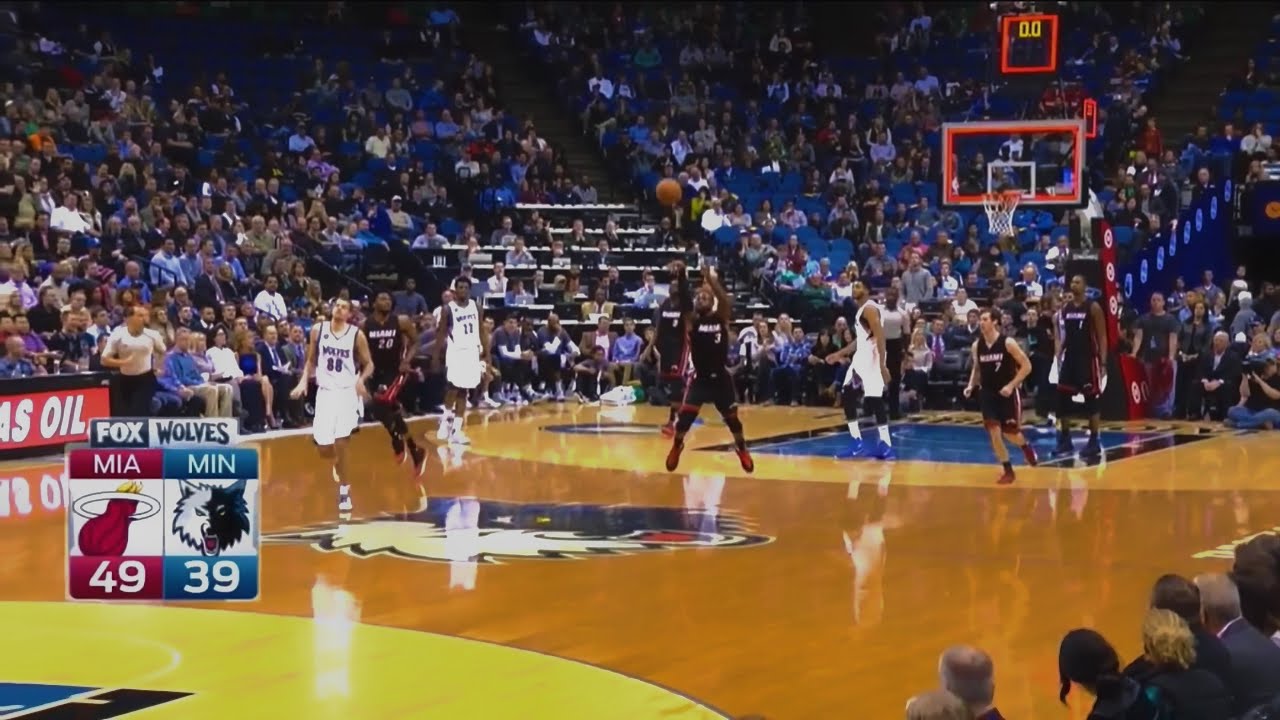 Dwyane Wade Half Court Shot Compilation Youtube