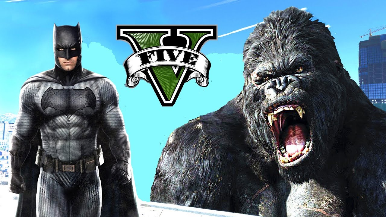 Batman Battles King Kong The Ultimate Gta 5 Batman Mod Mk2 Snyder