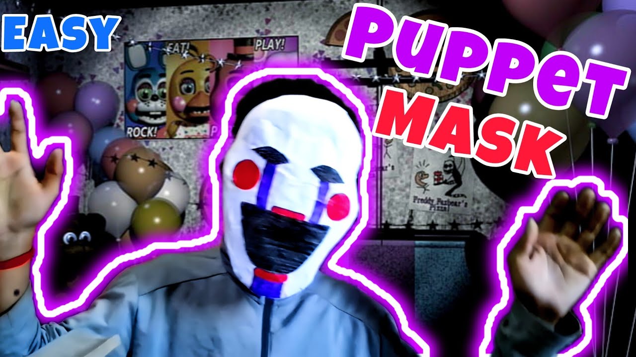 Fnaf Puppet Mask Paper Tutorial Youtube