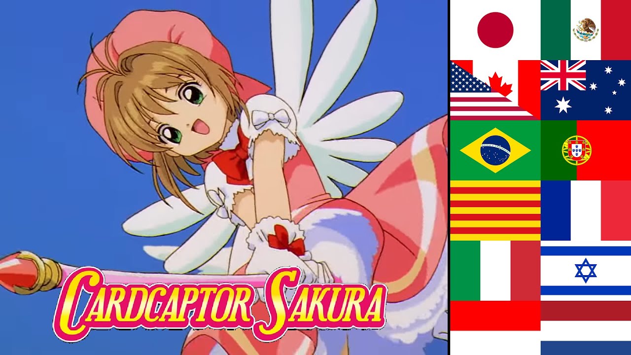Cardcaptor Sakura Opening 1 Multilanguage Comparison Youtube