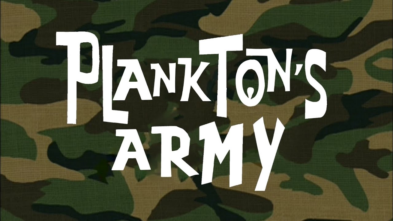 Plankton S Army Title Card Late Season 1 Style Youtube